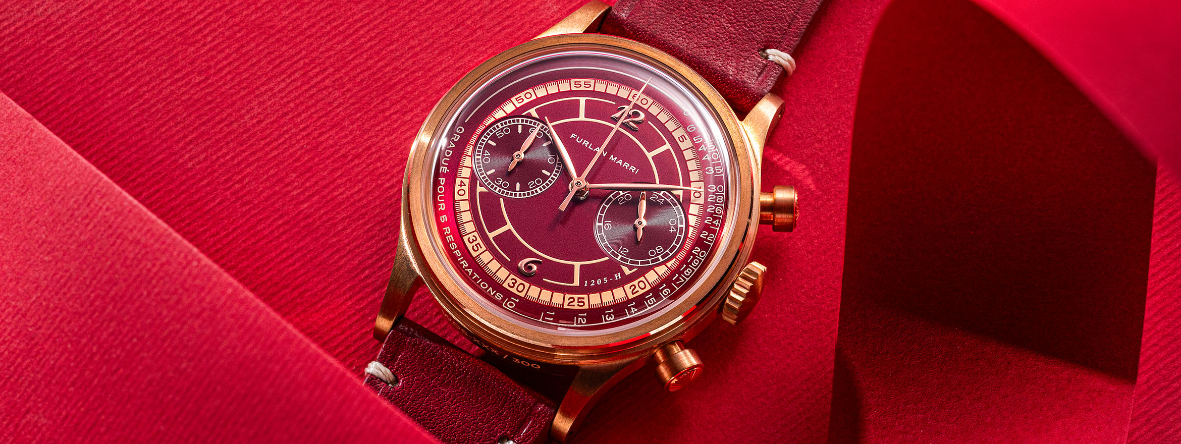 Furlan Marri "Bronzo Rosso" : Un Chronographe en édition limitée